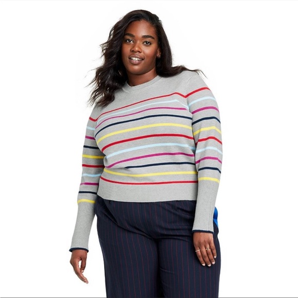 La Ligne | Sweaters | Nwt La Ligne For Target Striped Crewneck Sweater ...